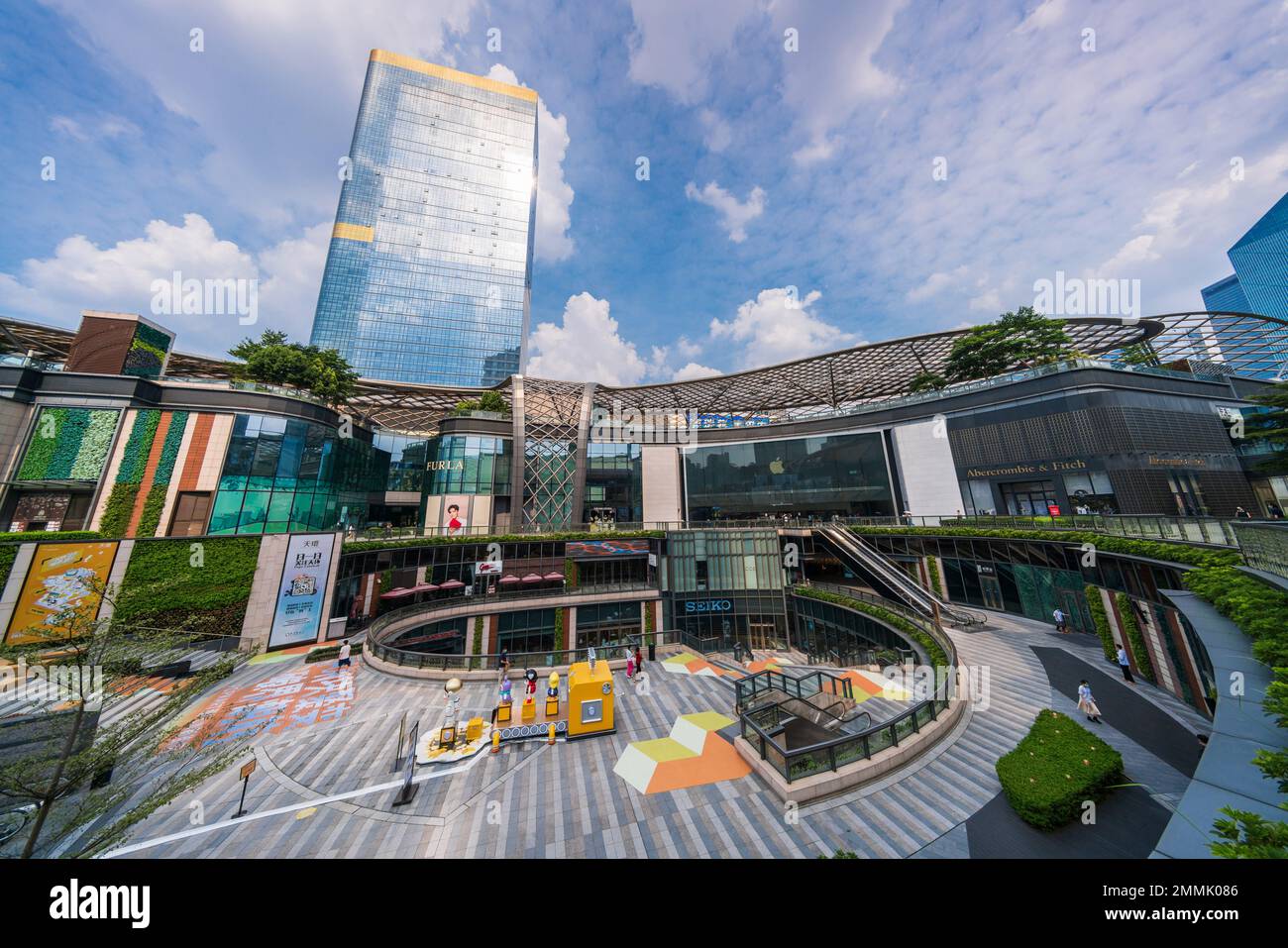 Guangzhou tianhe city is beautiful square Stock Photo - Alamy