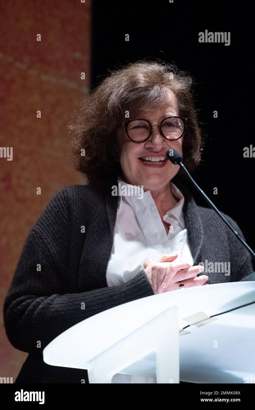 Anne Le Ny attending the Closing Ceremony for the 30th Gerardmer ...