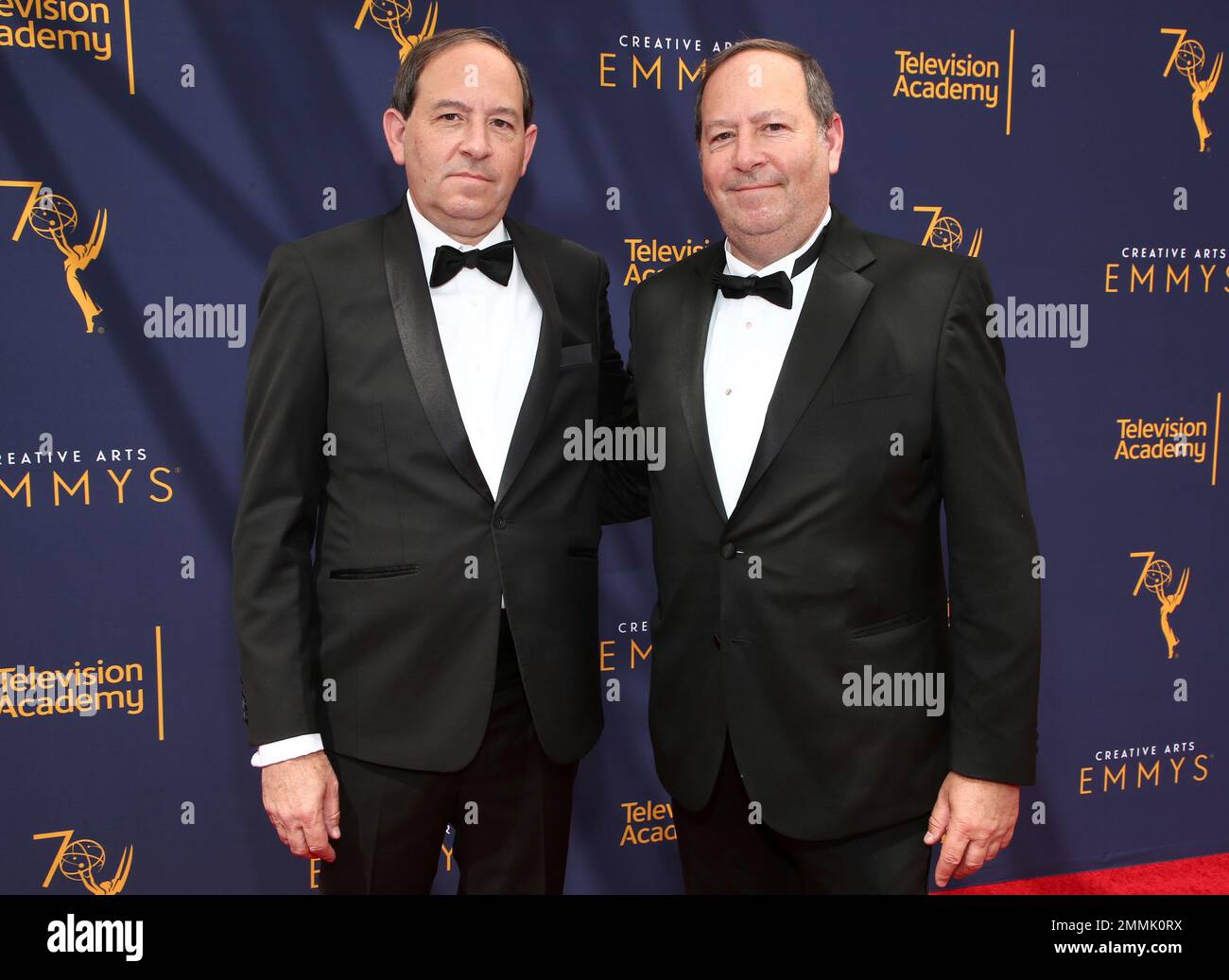 Dan Braun, left, and Josh Braun arrive at night two of the Television ...