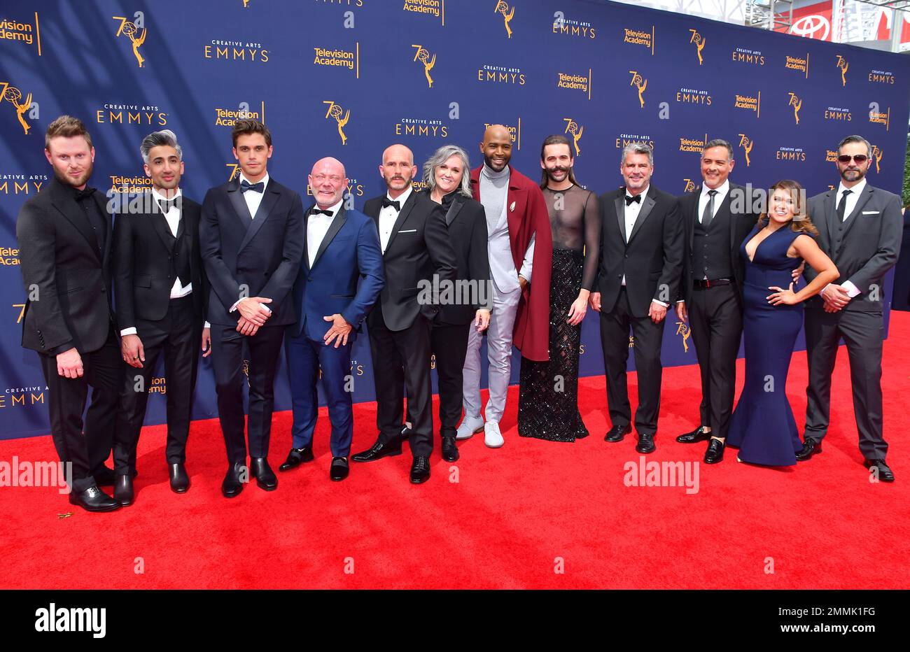 Bobby Berk, from left, Tan France, Antonio Porowski, David Collins, Rob ...