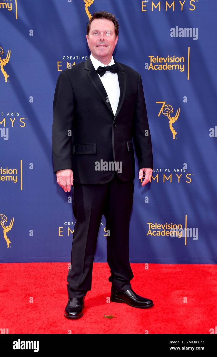 James Nelson arrives at night two of the Television Academy's 2018 ...