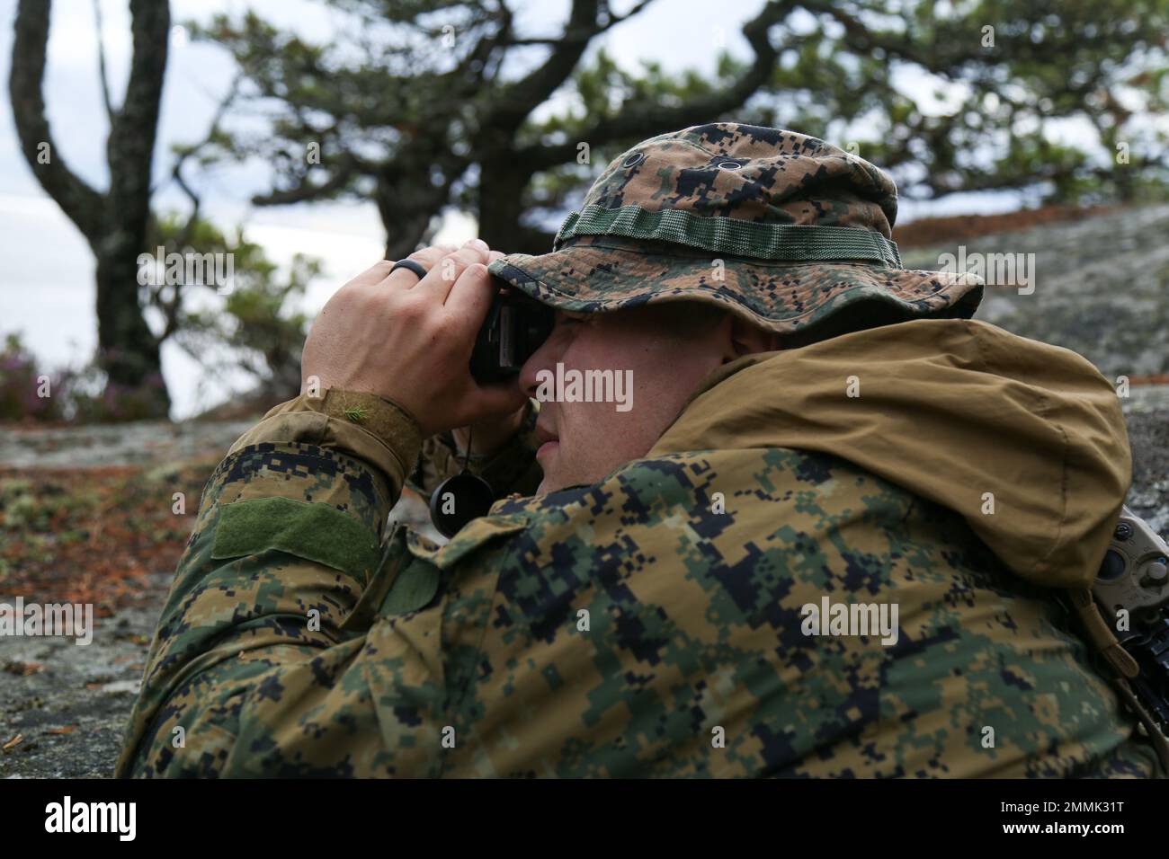 U.S. Marine Corps Cpl. Lane Peebles, a combat engineer with Littoral ...