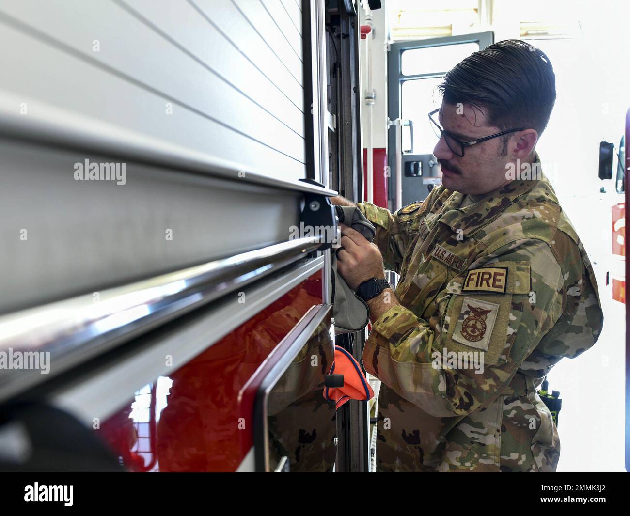 U.S. Air Force Staff Sgt. Jeremy Garcia, 18th Civil Engineer Squadron ...