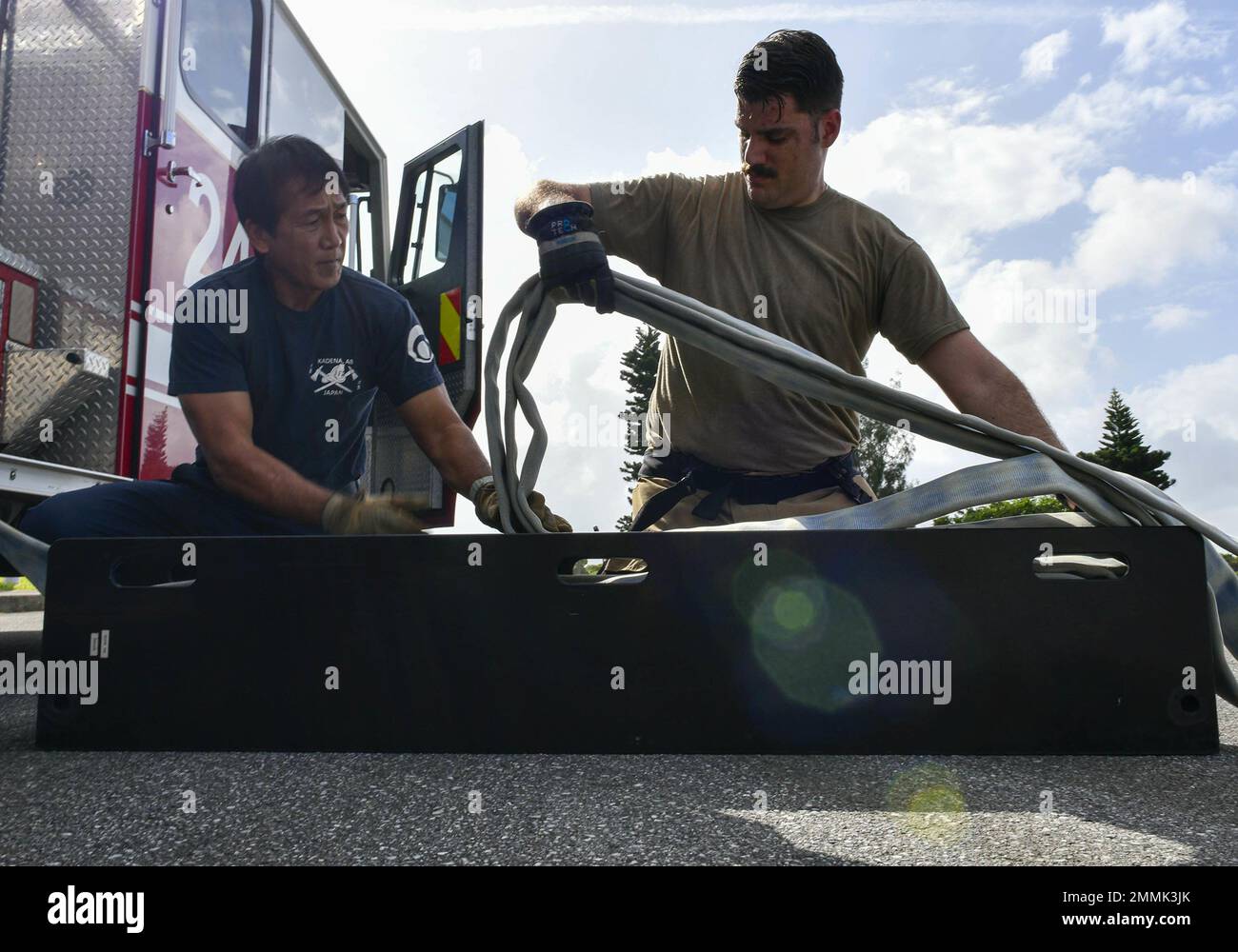 U.S. Air Force Staff Sgt. Jeremy Garcia, 18th Civil Engineer Squadron ...