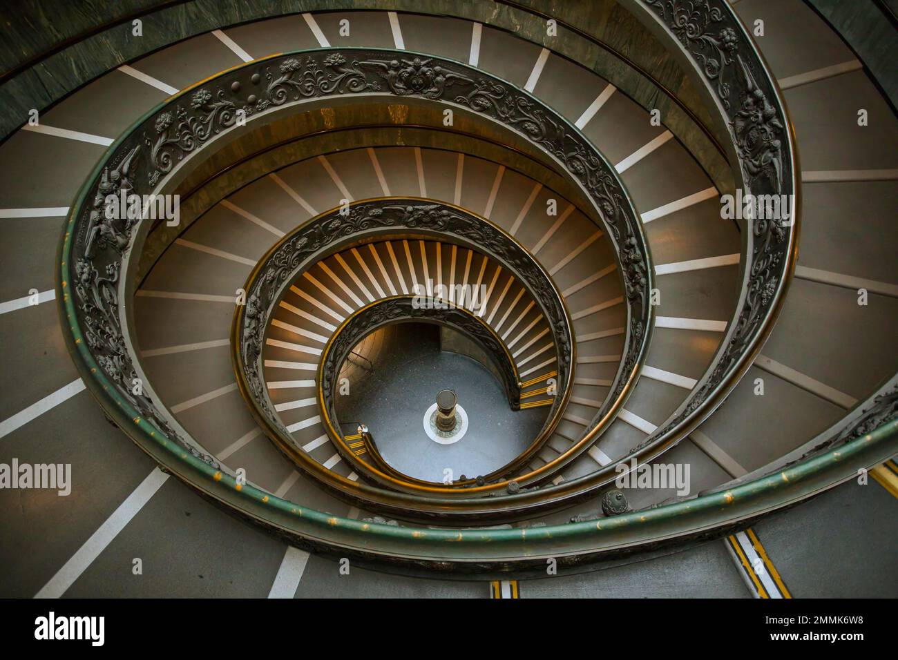 MOMO Staircase Vatican Museum Stock Photo - Alamy