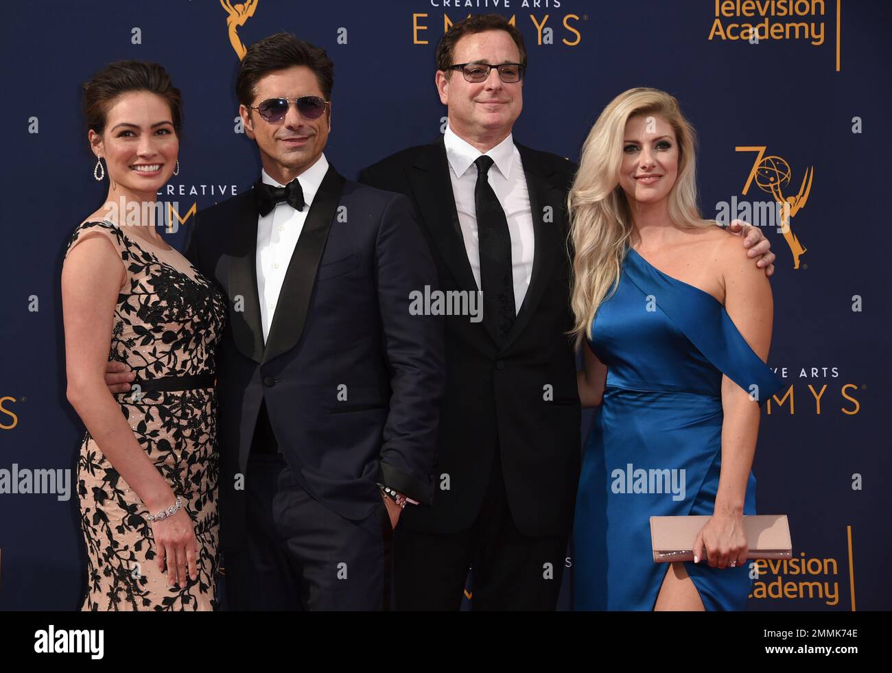 Caitlin McHugh, from left, John Stamos, Bob Saget, Kelly Rizzo and ...