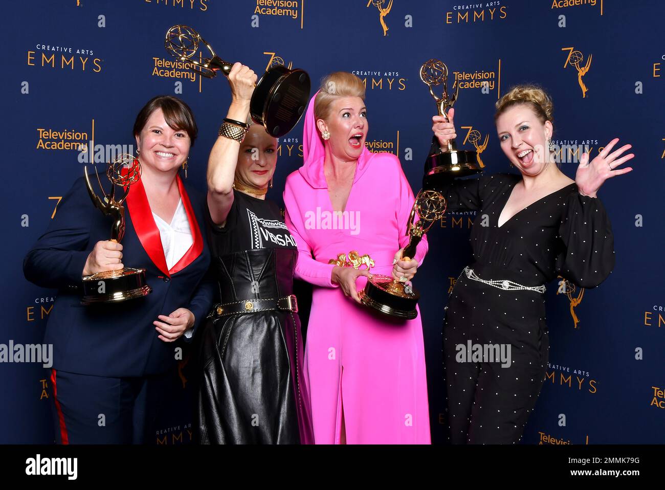 Nora Pedersen, from left, Lou Eyrich, Allison Leach, and Rebecca Guzzi ...