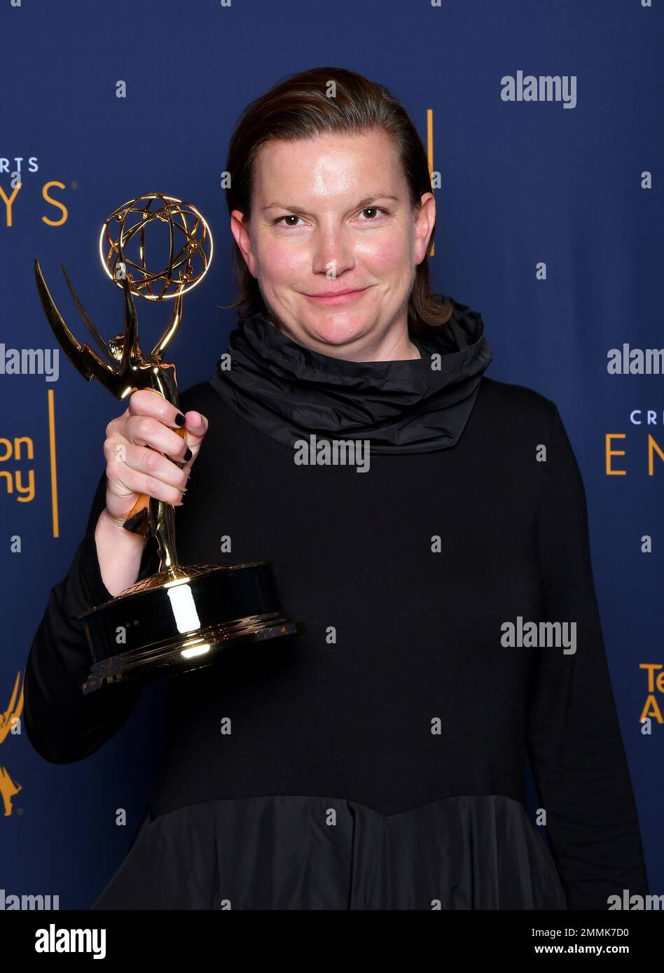Selina MacArthur, winner of the award for outstanding single-camera ...