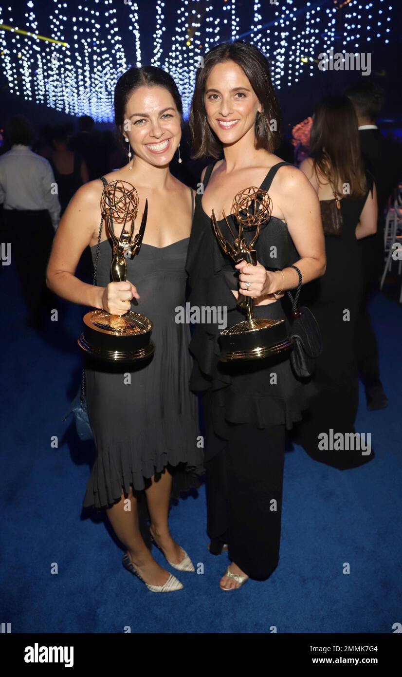 Nicole Daniels, left, and Courtney Bright attend the Governors Ball ...