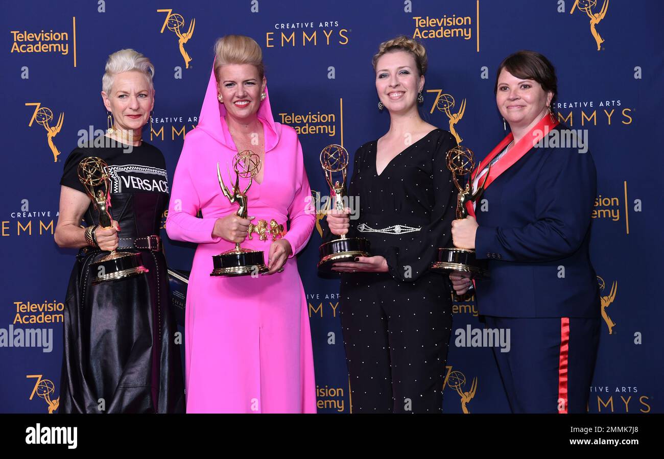 Lou Eyrich, from left, Allison Leach, Rebecca Guzzi, and Nora Pedersen ...