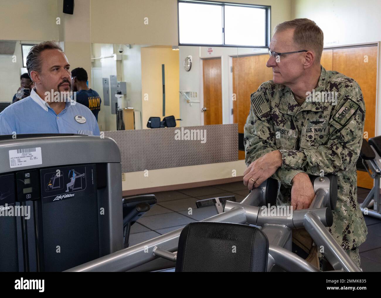 WHITE BEACH, Japan (Sept. 20, 2022) Vice Adm. Yancy Lindsey, Commander ...