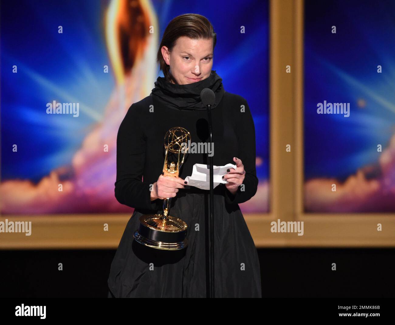 EXCLUSIVE - Selina MacArthur accepts the award for outstanding single ...