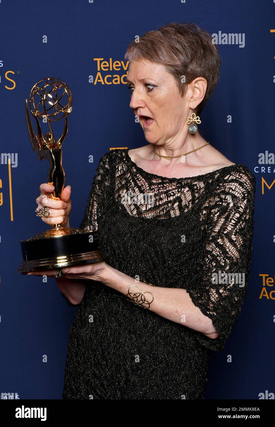 Caroline Cruikshank accepts the award for outstanding achievement in ...