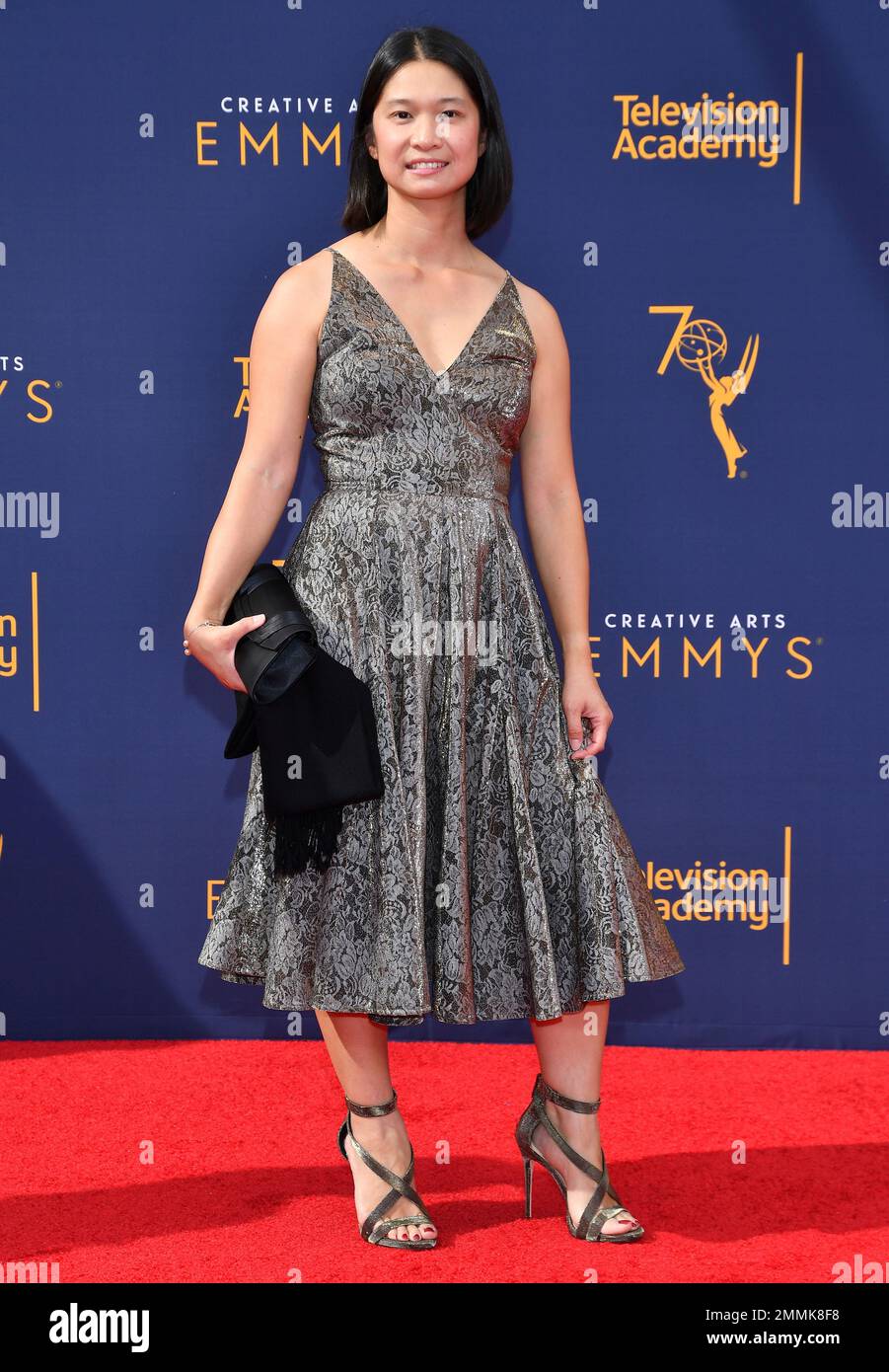 Val Cheung arrives at night one of the Television Academy's 2018 ...