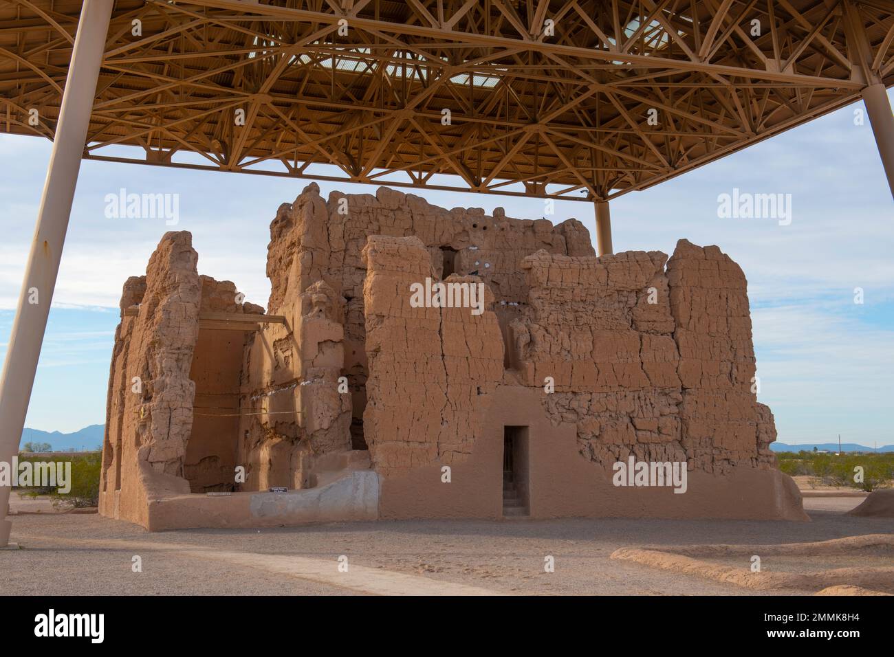 Casa Grande Ruins National Monument is a historic ruin built by Hohokam ...