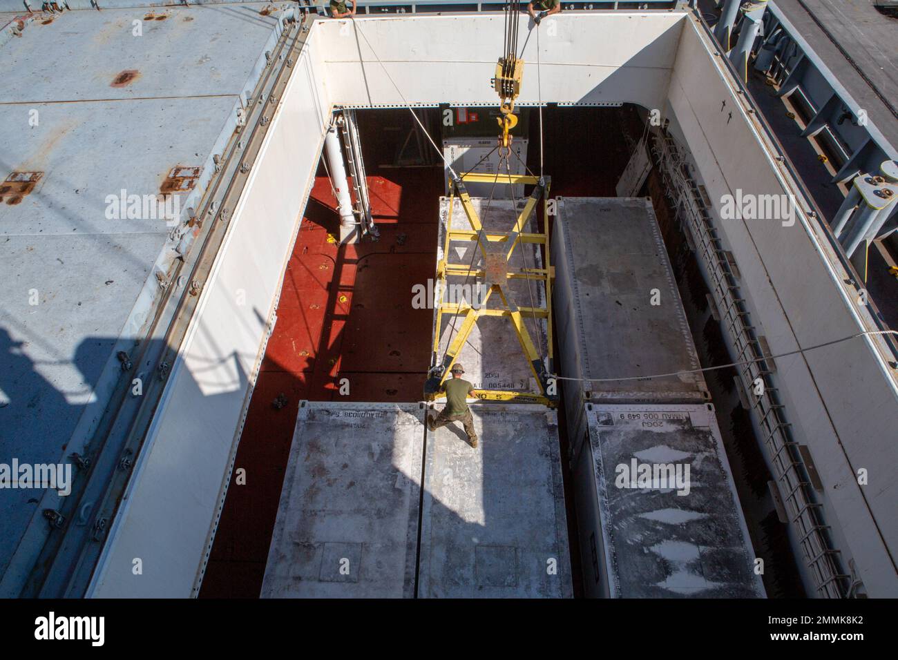 U.S. Marine Corps Lance Cpl. Cody Krause, an avionics technician with ...