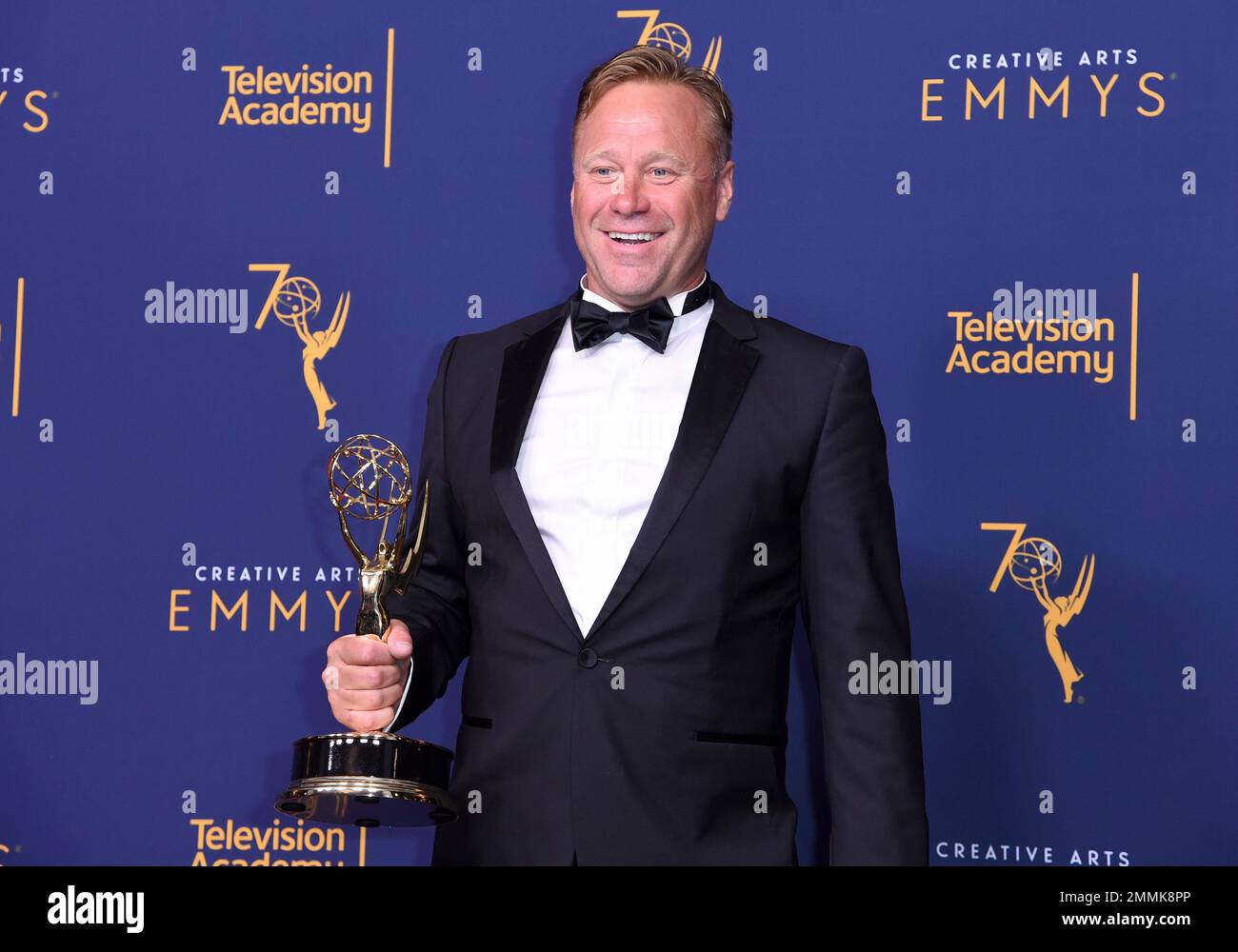 Rowley Irlam, winner of the award for outstanding stunt coordination ...