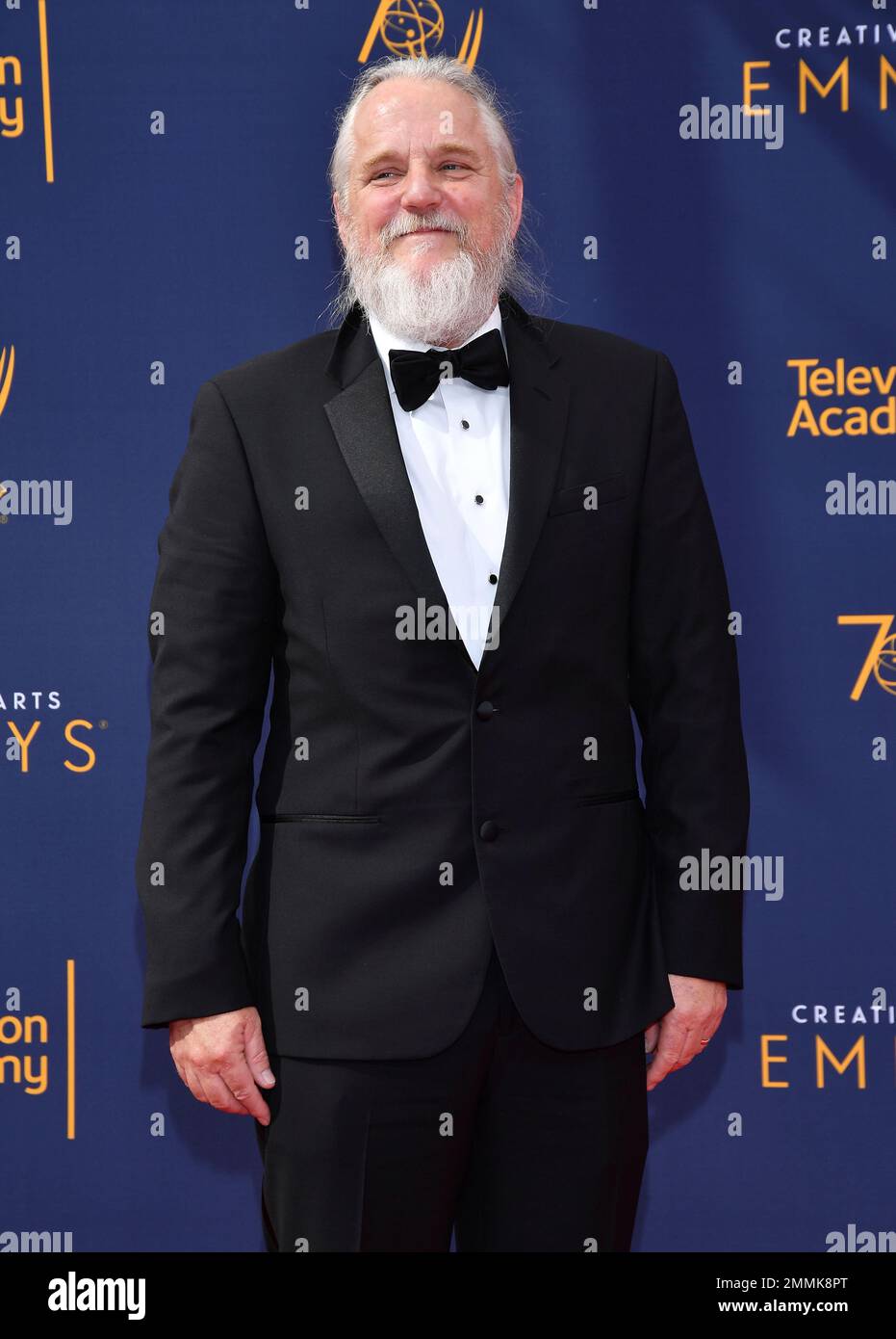 Chuck Potter arrives at night one of the Television Academy's 2018 ...