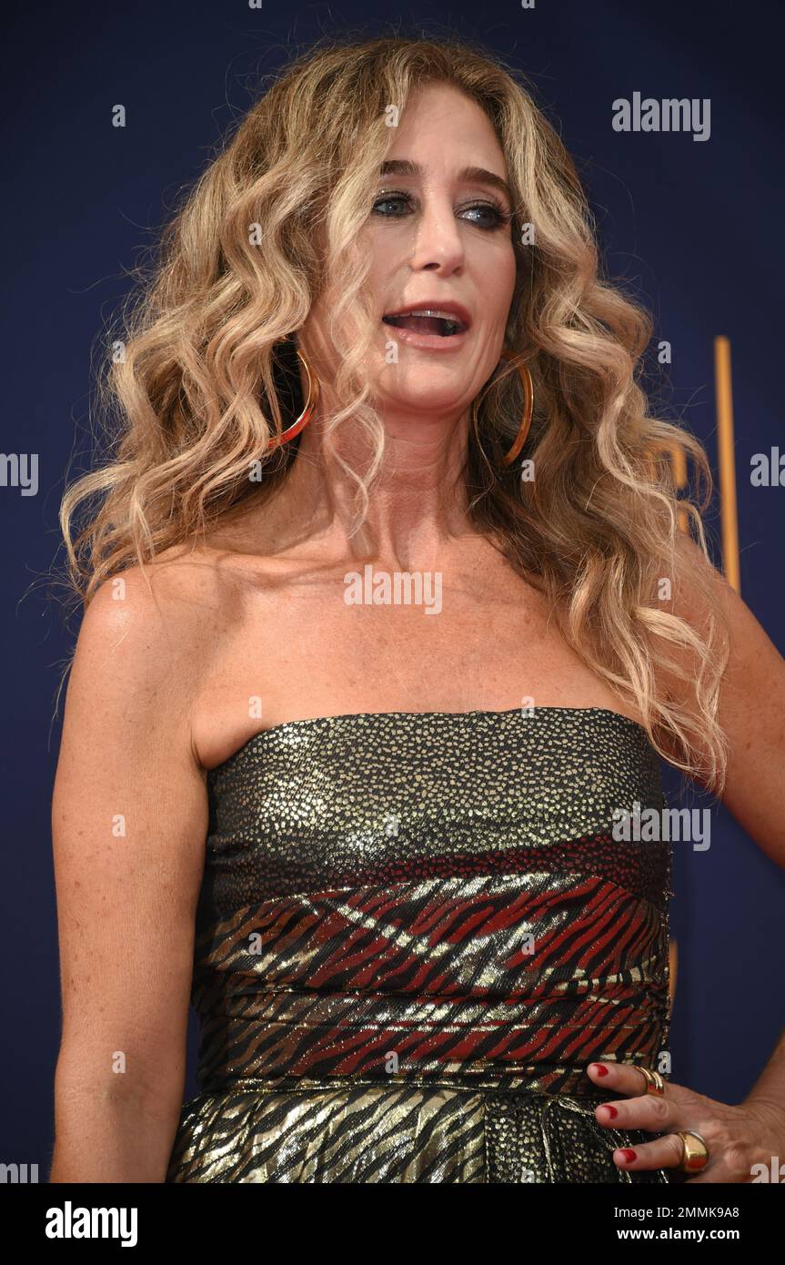 Allyson B. Fanger arrives at night one of the Creative Arts Emmy Awards ...