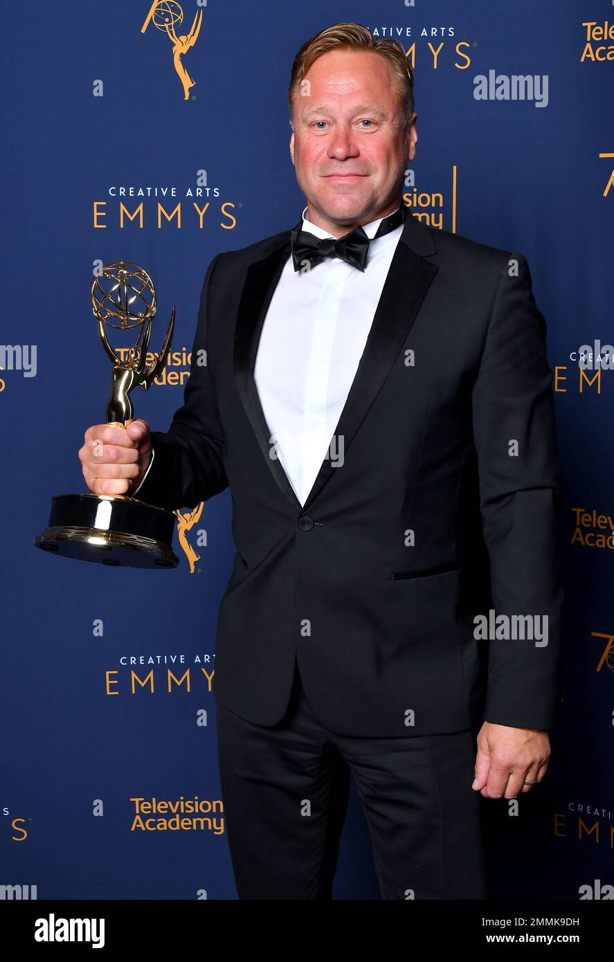 Rowley Irlam, winner of the award for outstanding stunt coordination ...