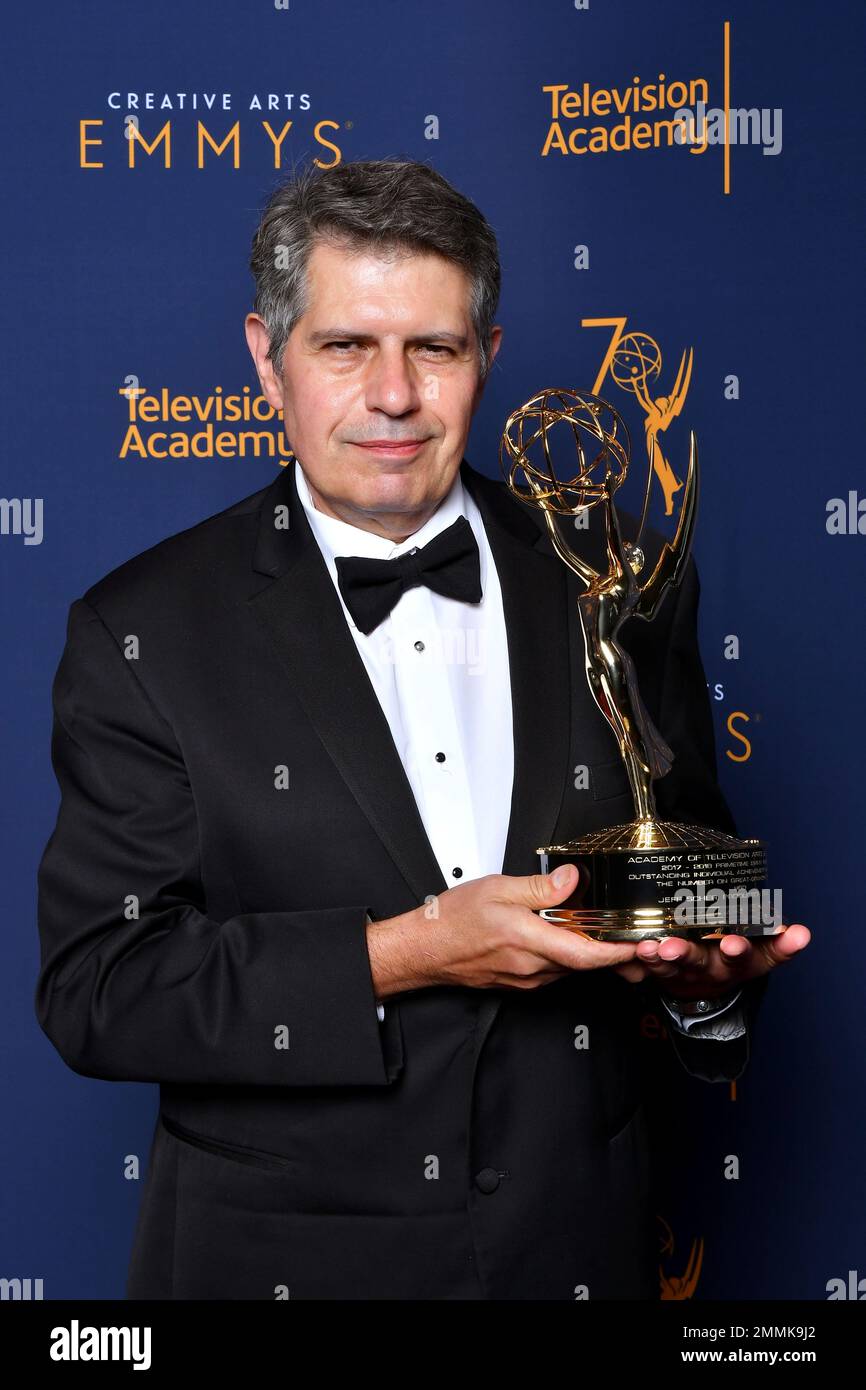 Jeff Scher, winner of the award for outstanding achievement in ...