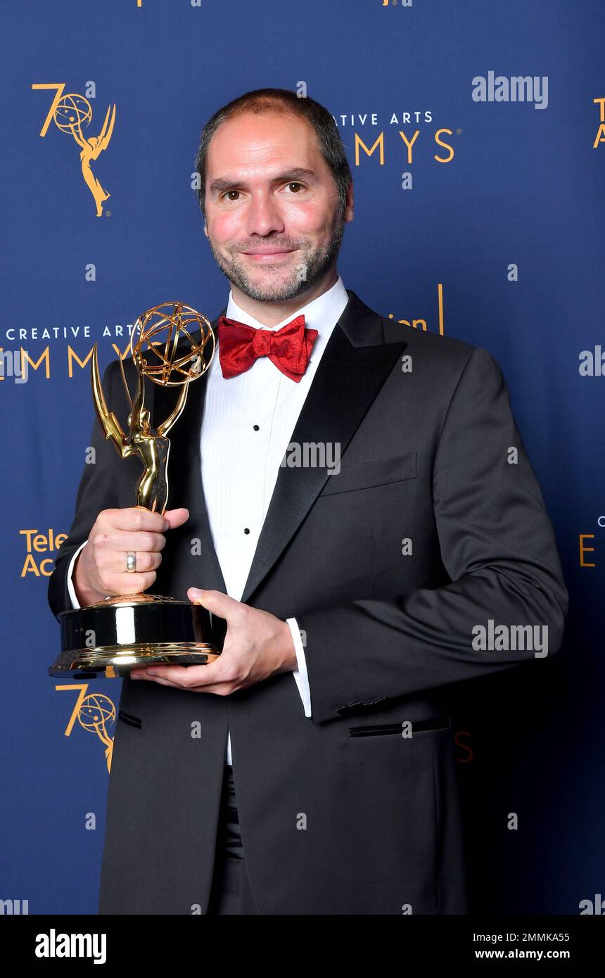 Mathias Herndl, winner of the award for outstanding cinematography for ...