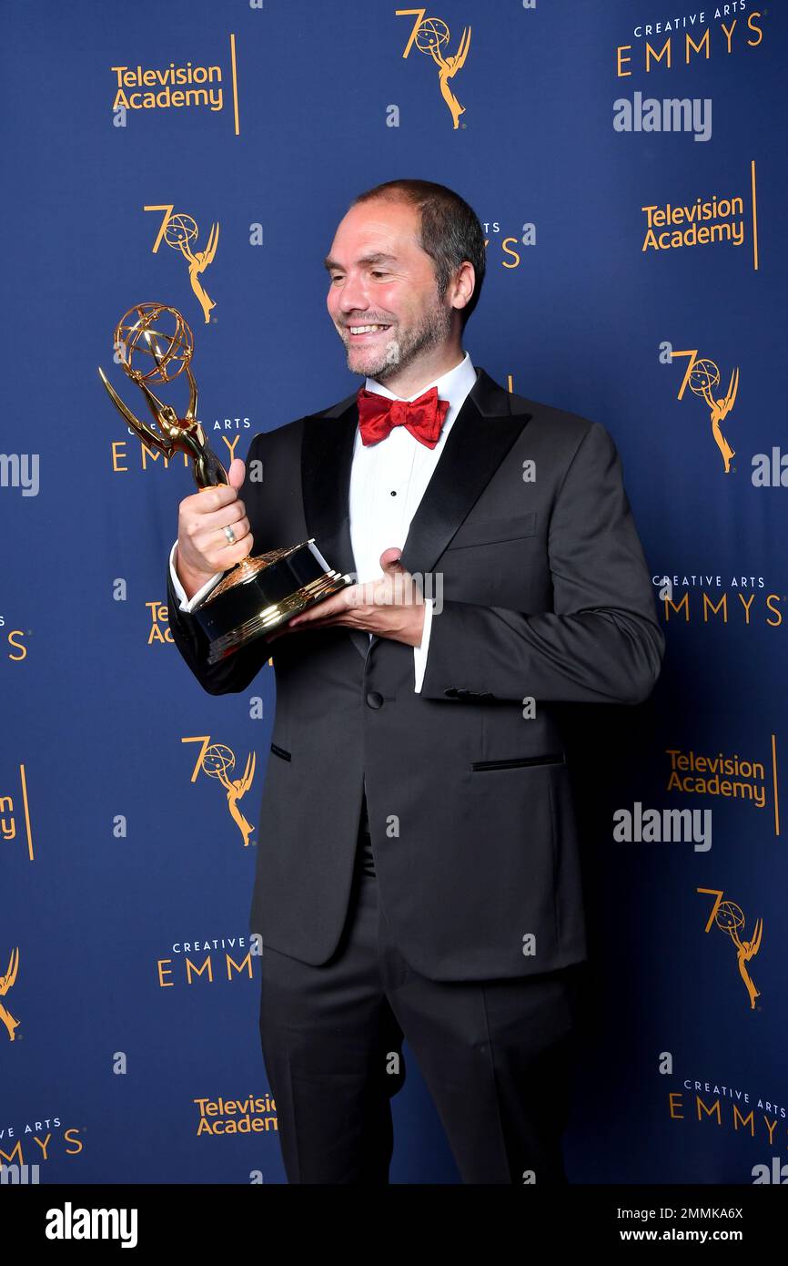 Mathias Herndl, winner of the award for outstanding cinematography for ...