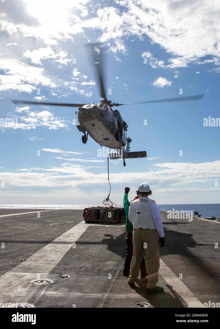 220920-N-ZG822-1122 ADRIATIC SEA (Sept. 20 2022) An MH-60S Nighthawk ...