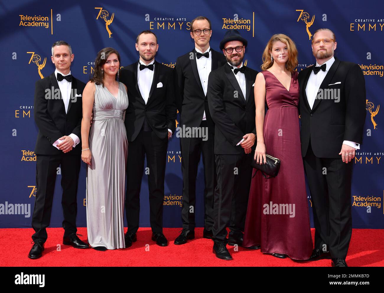 The team of Lost in Space arrive at night one of the Television Academy ...