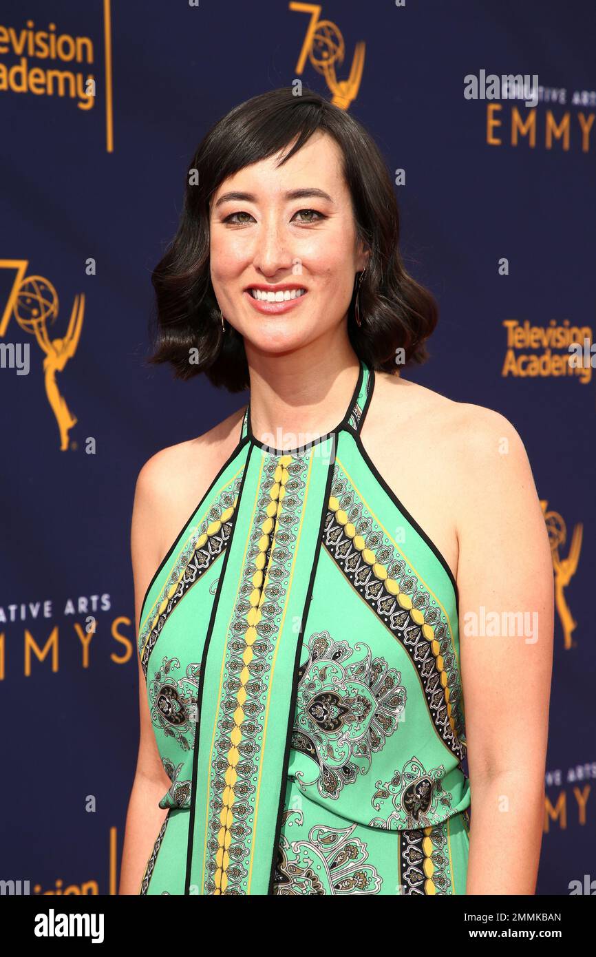 Michelle Pak arrives at night one of the Television Academy's 2018 ...