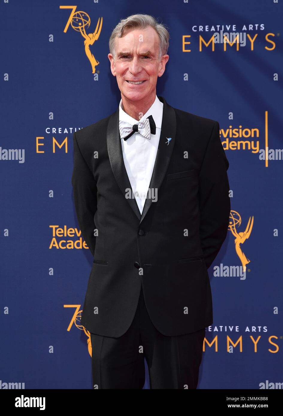 Bill Nye arrives at night one of the Television Academy's 2018 Creative ...