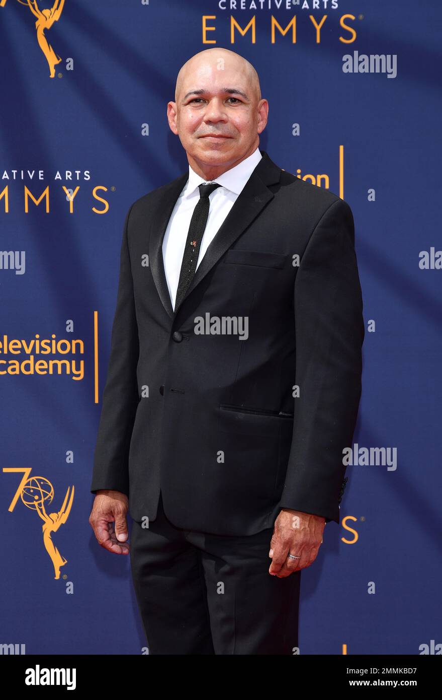 Eddie Perez arrives at night one of the Television Academy's 2018 ...