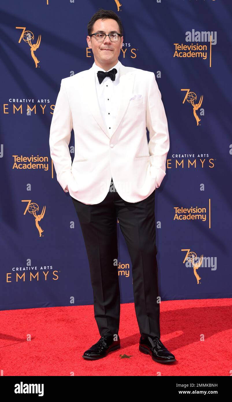 Stu Livingston arrives at night one of the Creative Arts Emmy Awards at ...