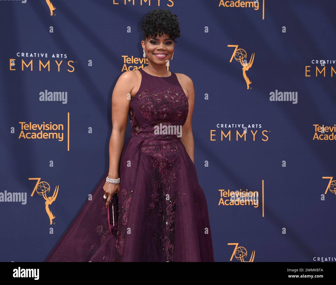 Kelly Jenrette arrives at night one of the Creative Arts Emmy Awards at ...