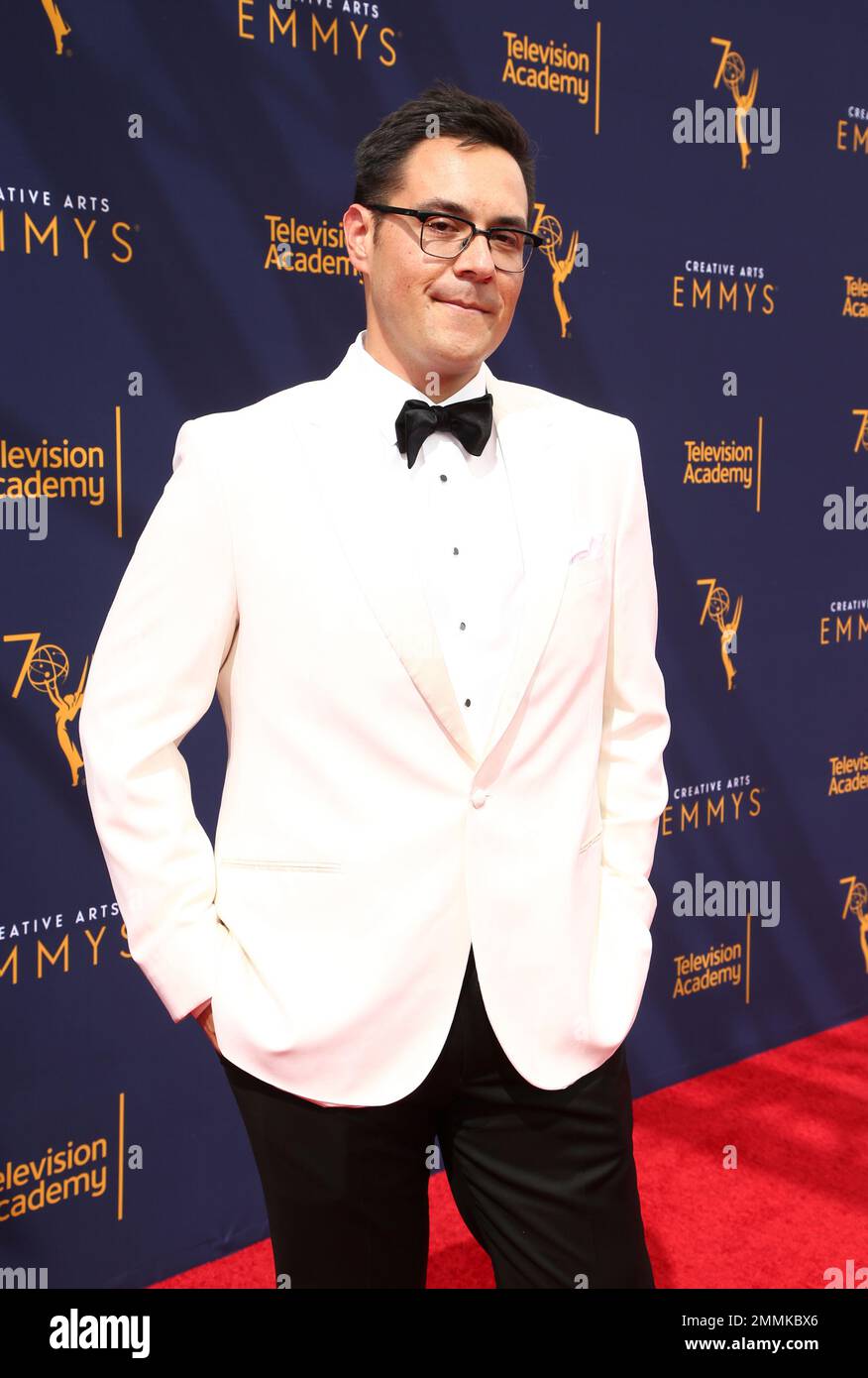 Stu Livingston arrives at night one of the Television Academy's 2018 ...