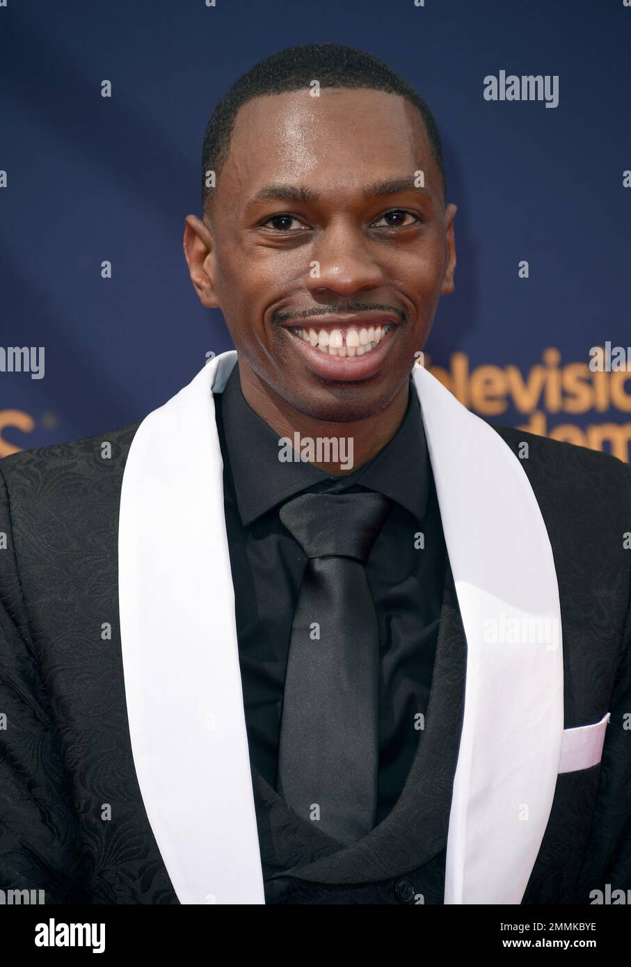 Melvin Jackson Jr. arrives at night one of the Creative Arts Emmy ...