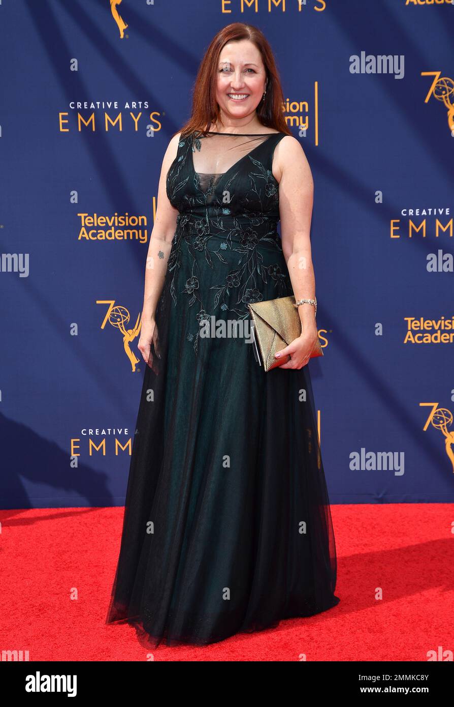 Cindy O'Connor arrives at night one of the Television Academy's 2018 ...