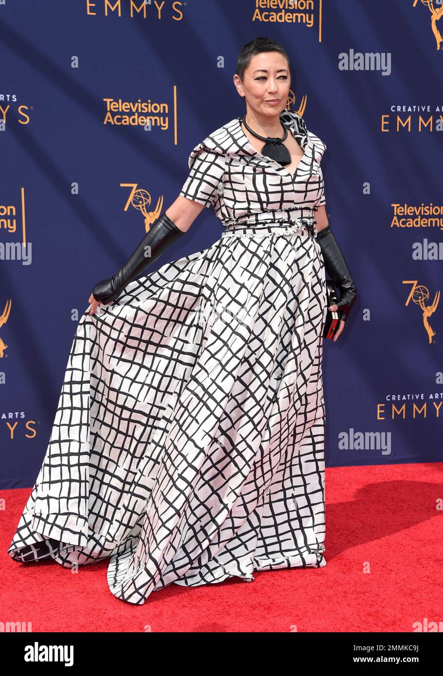 Ane Crabtree arrives at night one of the Creative Arts Emmy Awards at ...