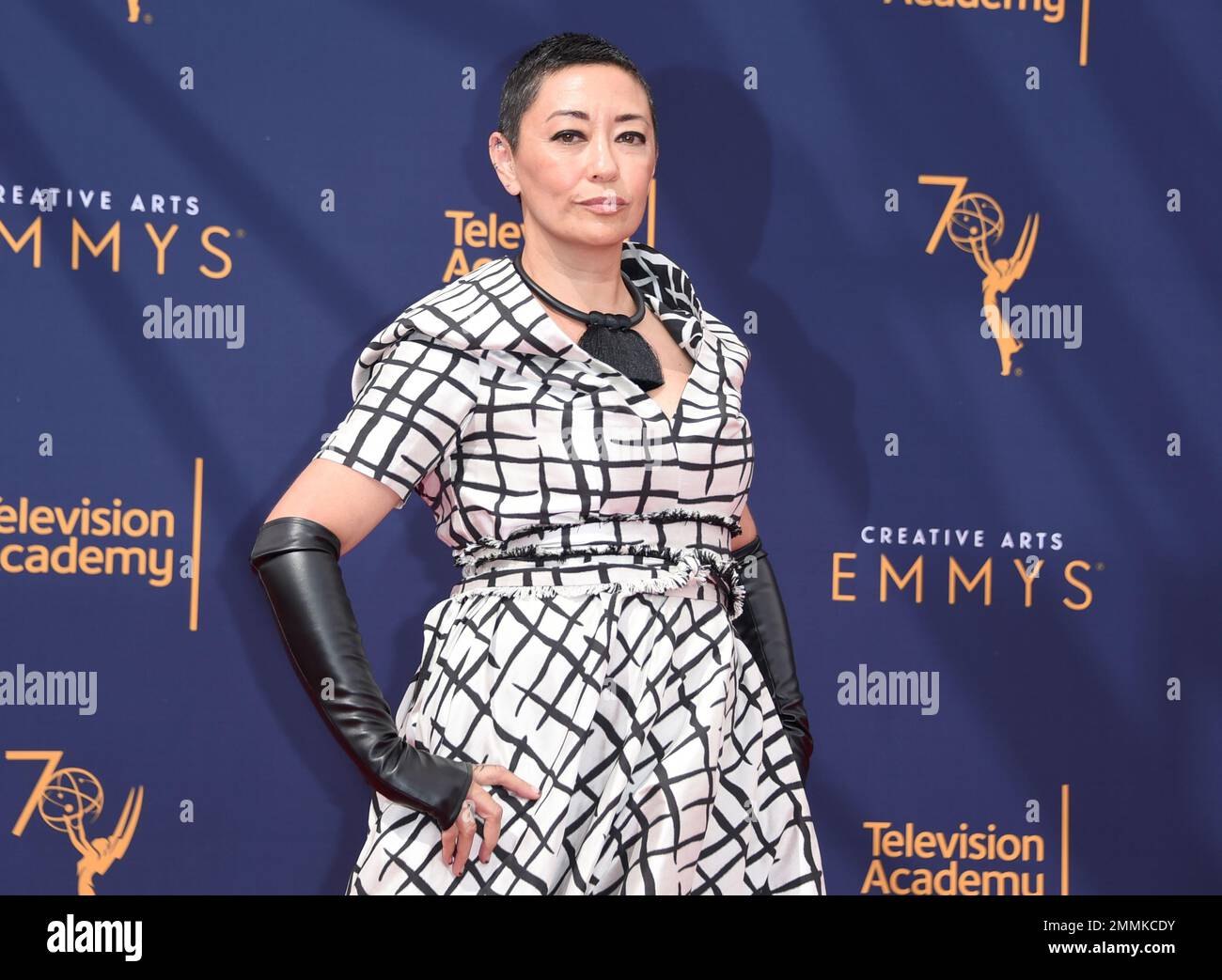 Ane Crabtree arrives at night one of the Creative Arts Emmy Awards at ...