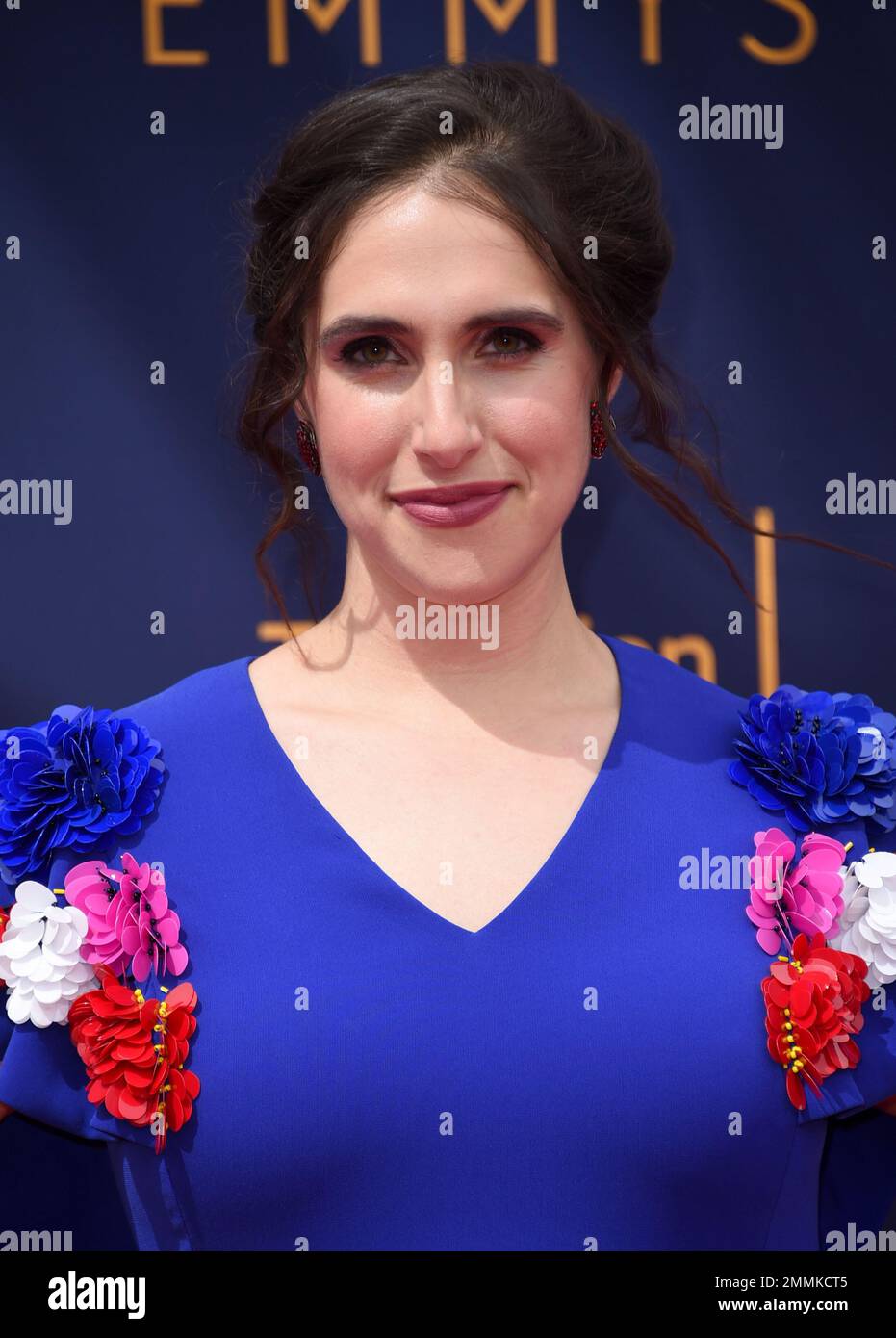 Megan Amram arrives at night one of the Creative Arts Emmy Awards at ...