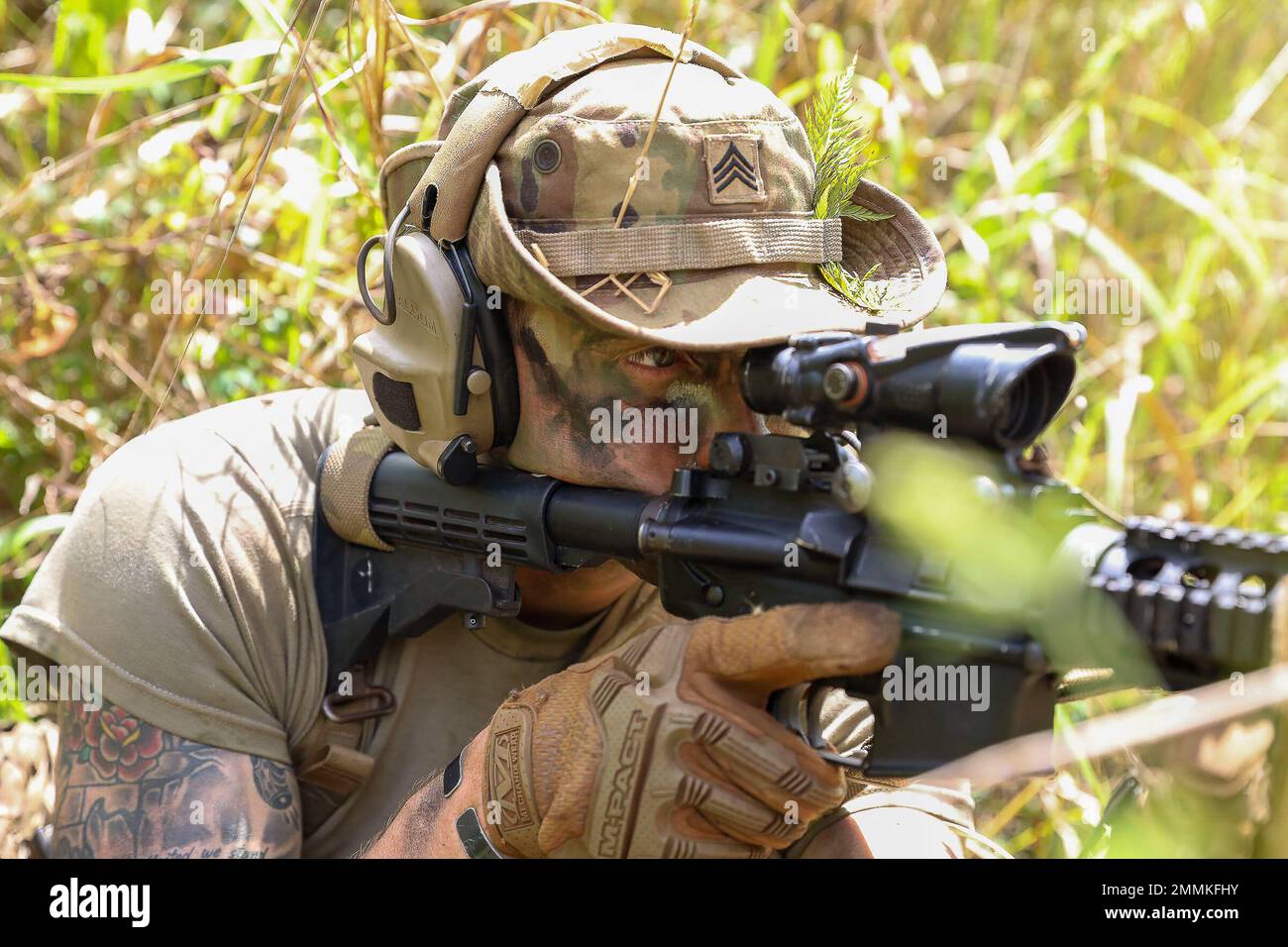 U.S. Army Soldier Sgt. Jacob Morriss B. Co, 2-27, squad leader of 1st ...