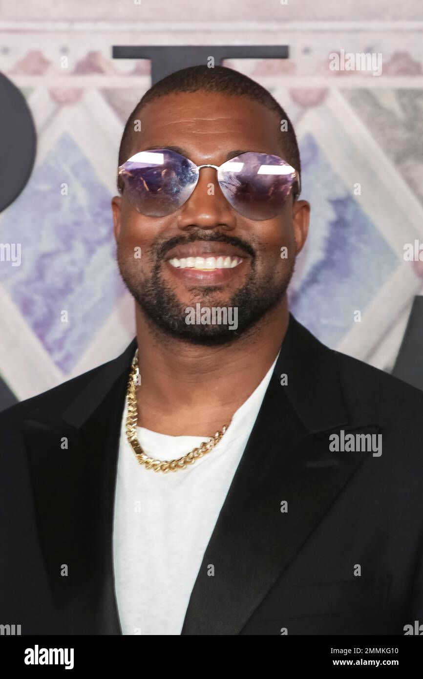 Kanye West attends the Ralph Lauren 50th Anniversary Event held at ...