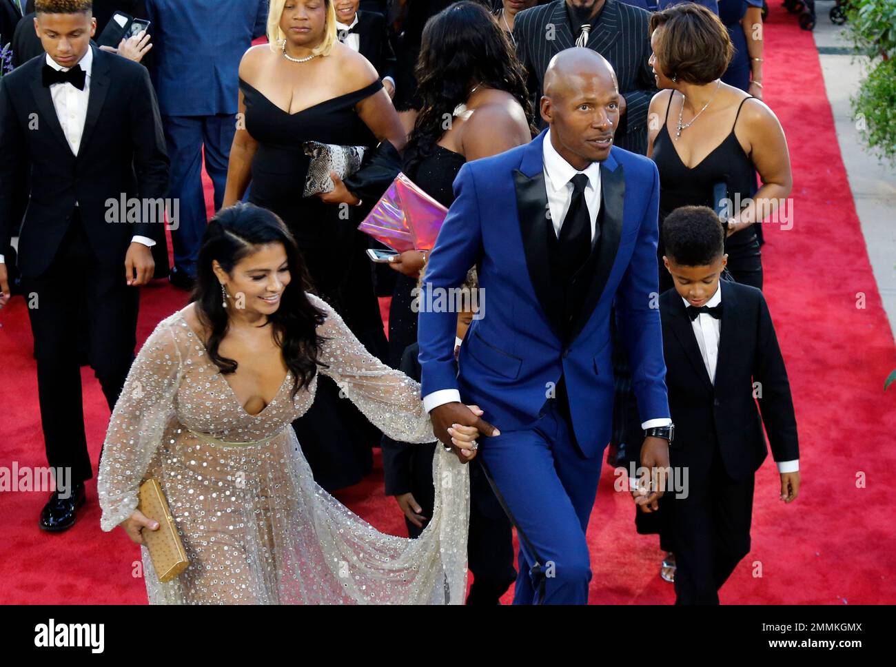 2018 inductee Ray Allen arrives with his wife, Shannon, for induction ...