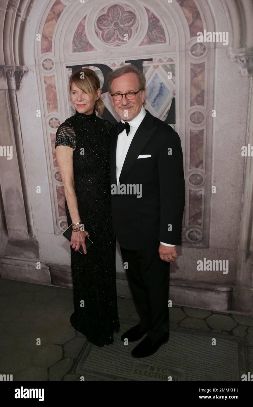 Kate Capshaw, left, and Steven Spielberg attend the Ralph Lauren 50th ...