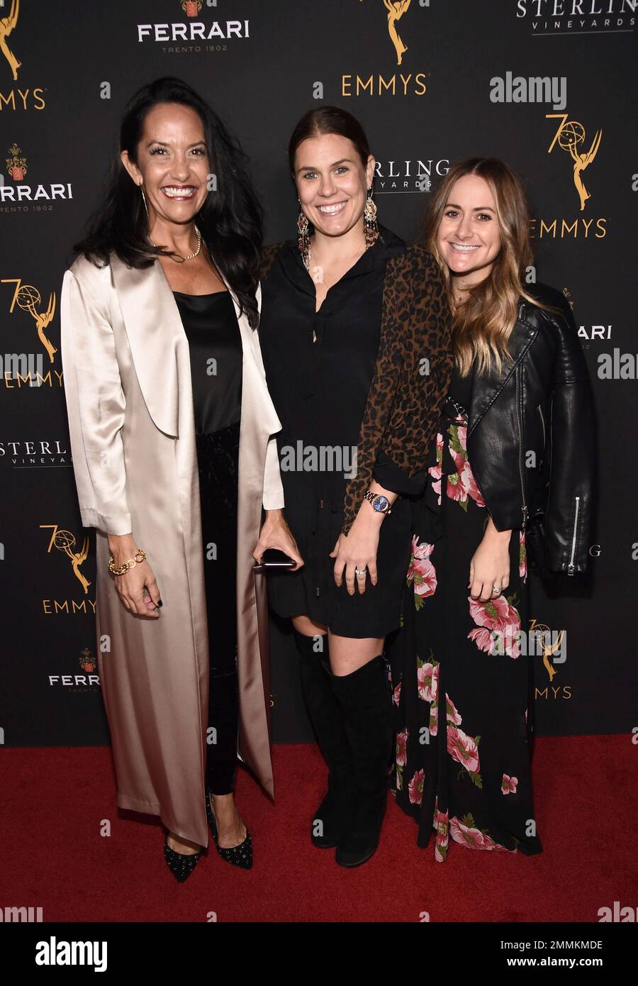 Michelle McNulty, from left, Holly Dale, and Courtney Burns attend The ...