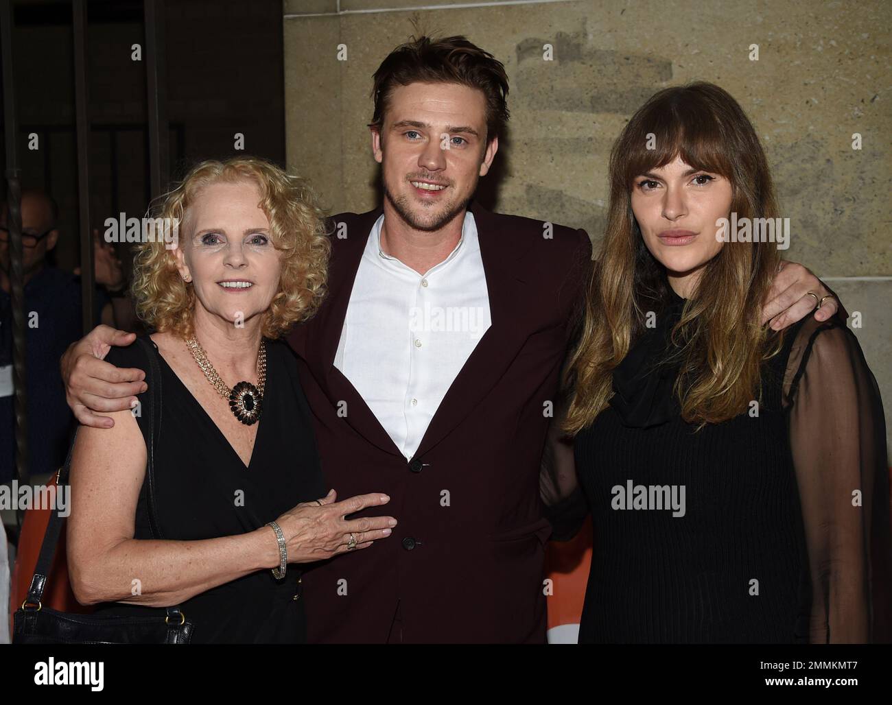 Actor Boyd Holbrook, poses with his mother Ellen Harris, left, and ...