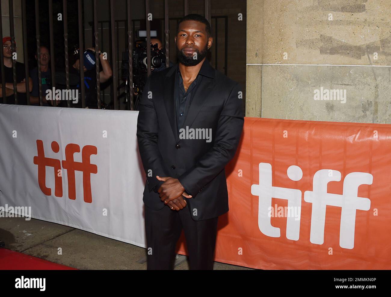 Actor Trevante Rhodes attends the premiere for "The Predator" on day 1 ...