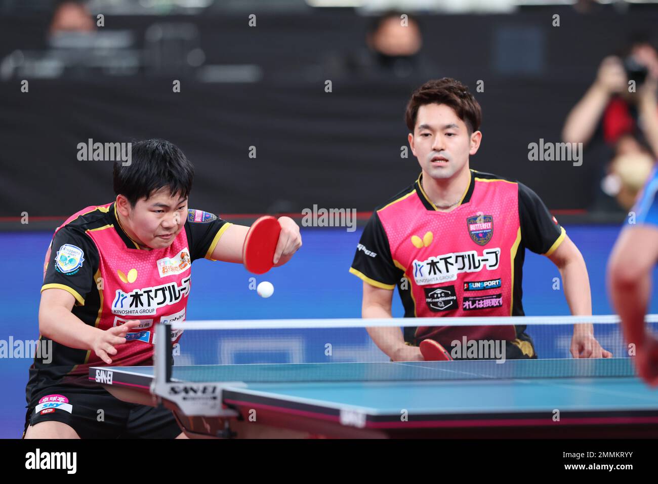 Tokyo, Japan. 28th Jan, 2023. Mizuki Oikawa Sora Matsushima Table ...