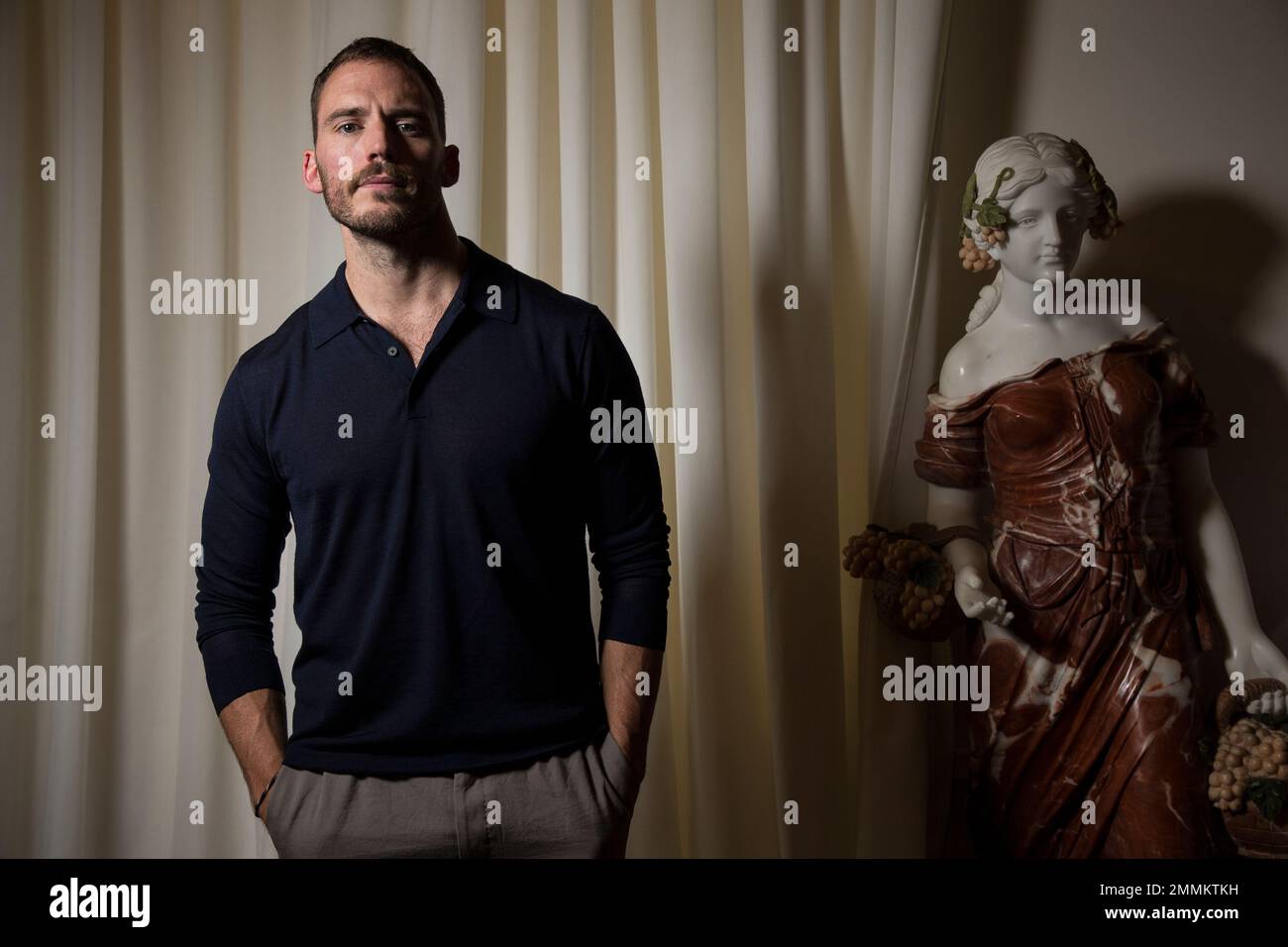 Actor Sam Claflin poses for portraits for the film The Nightingale, at ...