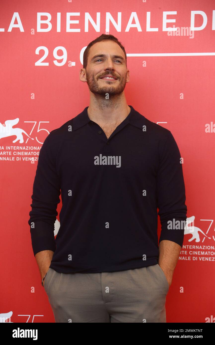 Sam Claflin poses for photographers at the photo call for the film 'The ...